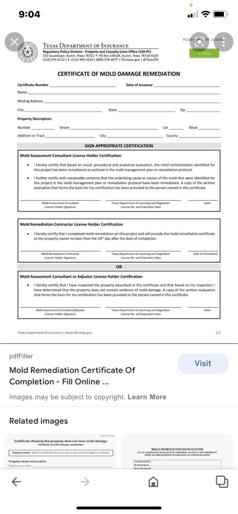 An Official Mold Remediation Certification Rkiwisavengers