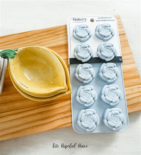 Our Hopeful Home How To Make Individual Butter Pats Using Silicone Molds