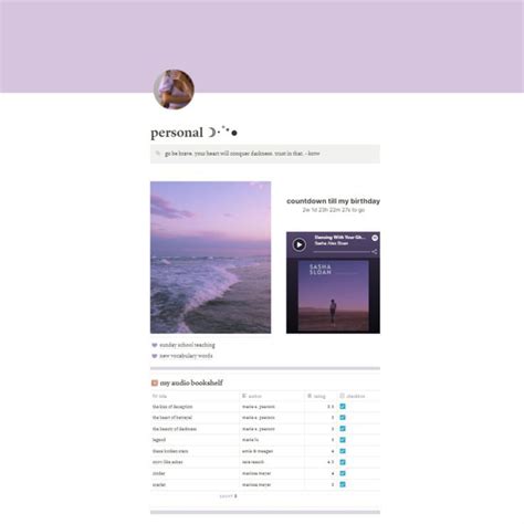 21 Aesthetic Notion Dashboards From The Community Artofit