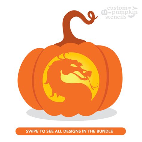 Charizard Pumpkin Stencil Printable