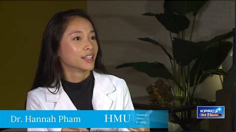 Dr Hannah Pham Stress Incontinence And Urge Incontinence Kprc