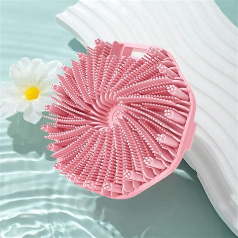 2pcs Silicone Body Scrubberexfoliating Body Scrubbers For Use In
