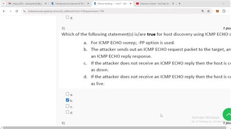 Ethical Hackingweek 4 Nptel Assignment Solutions 2024 Youtube