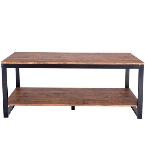 Metal Frame Rectangle Coffee Table