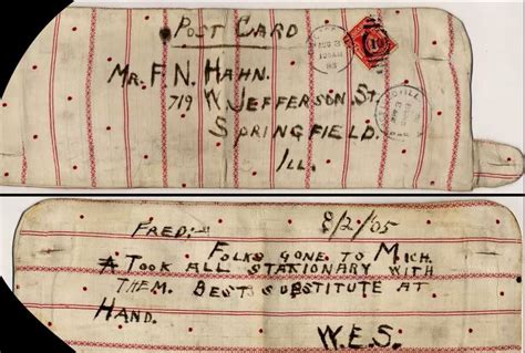 Naked Mail With The Smithsonian National Postal Museum HAERR TRIPPIN