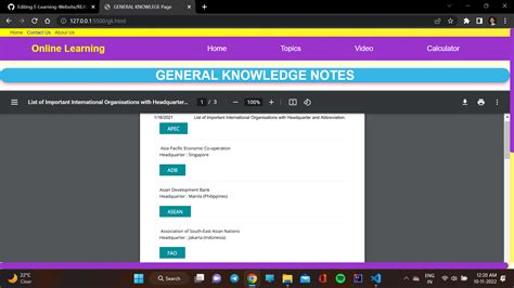 GitHub Githubpriyam E Learning Website Github Io