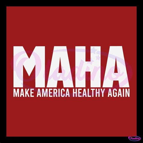 Maha Make America Healthy Again Svg Free Download