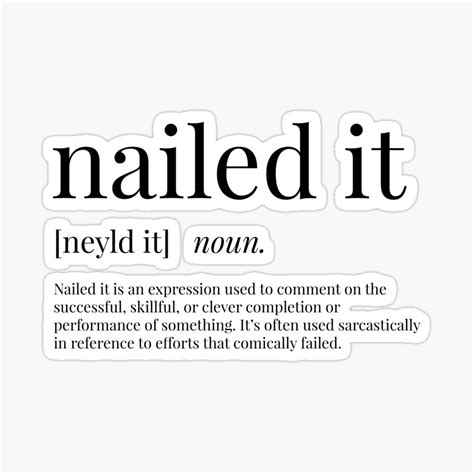 U Nailed It Meaning In Telugu At Oliver Howell Price Blog