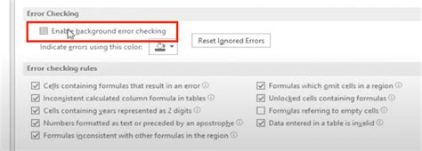 Excel Error Checking Identify Fix Formula Errors Like A Pro