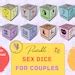 Erotic Sex Dice Game Printable Adult Game Kinky Bedroom Game Naughty Love Dice For Couples