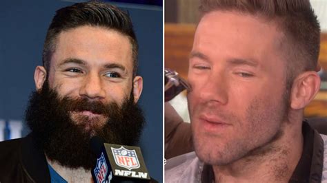 Julian Edelman Let Ellen Degeneres Shave Off His Beard For Charity