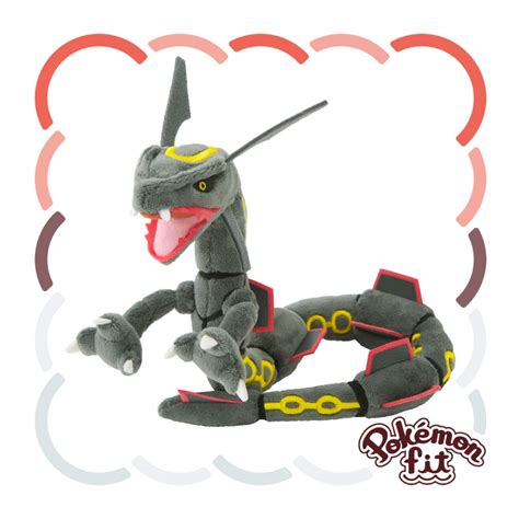 Plush Pokémon Fit Shiny Rayquaza Meccha Japan