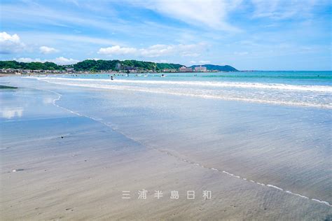 由比ヶ浜海岸（由比ガ浜海水浴場） 江ノ電沿線沿いに広がる鎌倉を代表するビーチの一つ