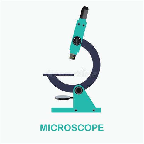 Laboratory Microscope Machine Stock Vector Illustration Of Medical