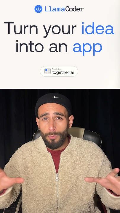 Make An App With Simple English With Llama Coder Ai Codingmodels