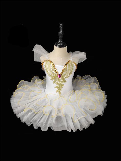 Professional Girls Ballerina Dance Pancake Tutu Ballet Costume Tulle
