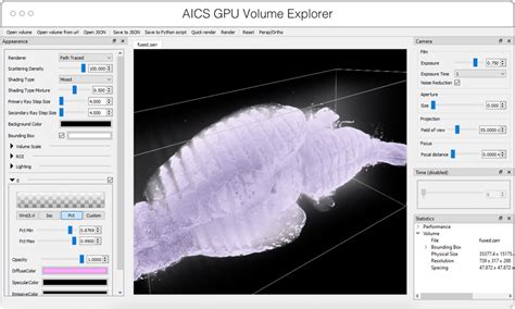 advanced gpu accelerated volume explorer agave displaying a