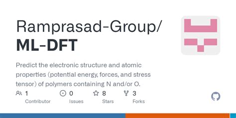 Github Ramprasad Groupml Dft Predict The Electronic Structure And