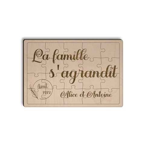 Puzzle Annonce Grossesse