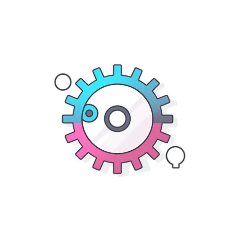 Premium Photo Settings Icon Configuration And Tools Art Logo Illustration