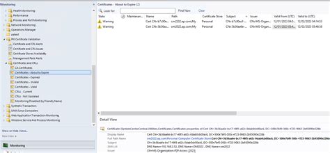 I Want To Generate A Report From Scom 2016 To Show The Expiring