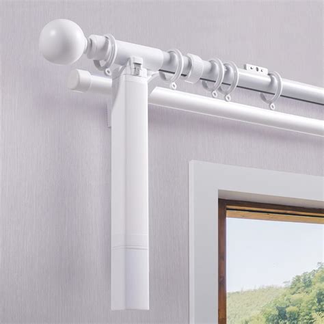 Acmeart Motorized Curtain Rods With Remote Electric Double