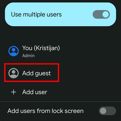 How To Set Up A Guest Mode On Android