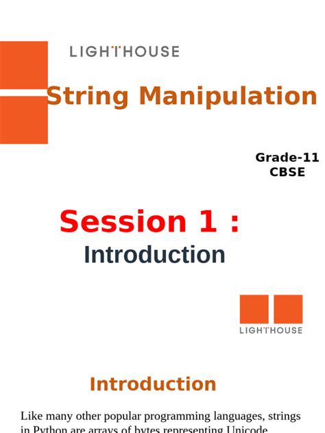Stringmanipulationsession1stringintroduction Pdf