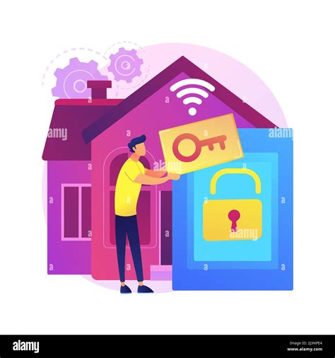 Access Control System Abstract Concept Vector Illustration Access Limitation System Biometric