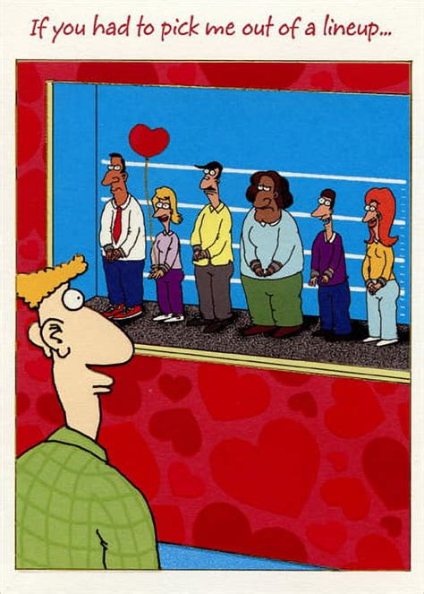 Designer Greetings Pick Me Out Of Lineup Funny Valentines Day Card