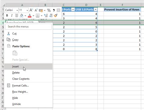 Can T Insert A Row In Excel Possible Reasons And Fix