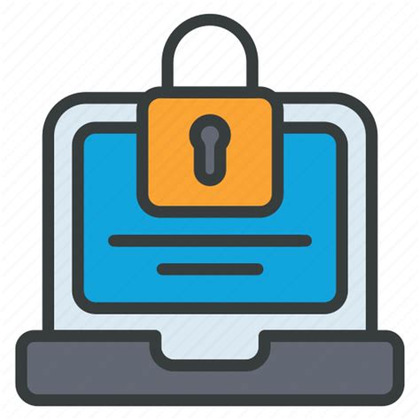 Locked Laptop Technology Lock Computer Device Icon Download On Iconfinder