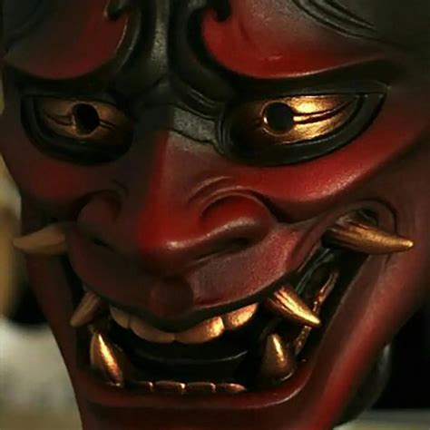 Devil Mask Japanese Kabuki Warrior Latex Horror From Homehaven 11