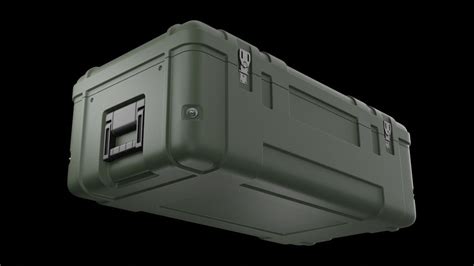 军用木箱06 3d模型 40 Fbx Obj Blend Free3d
