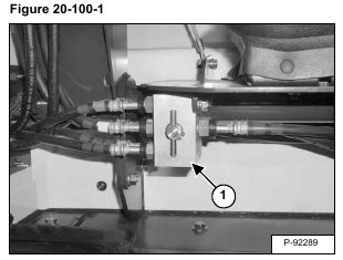 BobCat E CONTROL PATTERN SELECTOR VALVE Removal And Installation