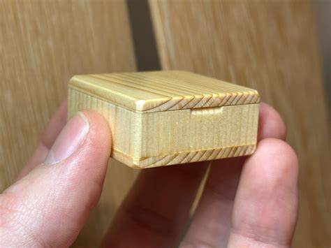 Wee Small White Pine Box Etsy