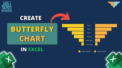 How To Create Butterfly Chart In Excel Youtube