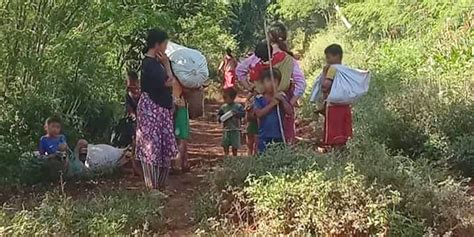 မိုးဗြဲဒေသကို စစ်တပ်အင်အား ၅၀၀ ခန့်ဖြင့်ပိတ်ဆို့ ထိုးစစ်ဆင်၊ ပြည်သူ