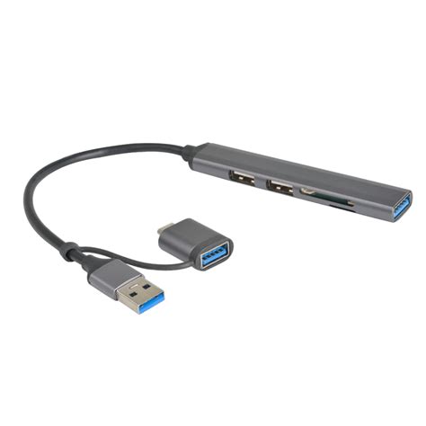 Gl M200 Multiport Usb Hub With Card Reader Global Connexions From