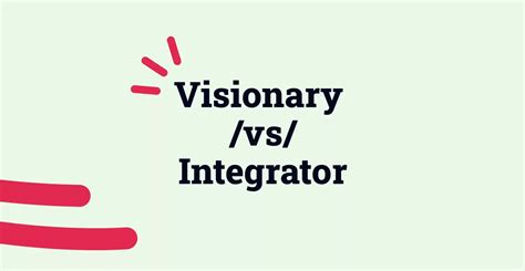 Visionary And Integrator™ How To Get On The Same Page With Process Whale