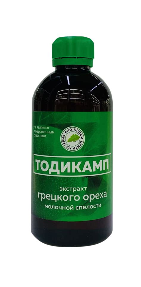 Тодикамп, экстракт грецкого ореха (250 мл) Материа Био Профи Центр от ...