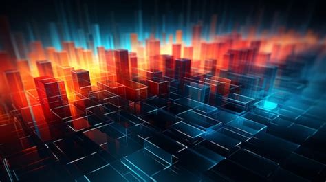 Premium Photo Abstract Horizontal Grid Lines In Graph Style Graphic