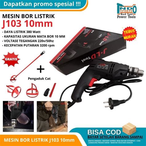 Jual Mesin Bor Listrik Pengaduk J103 Hewan Binatang Bebek Unggas Pakan