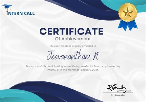 jeevanantham n on linkedin javascript bootcamp achievement