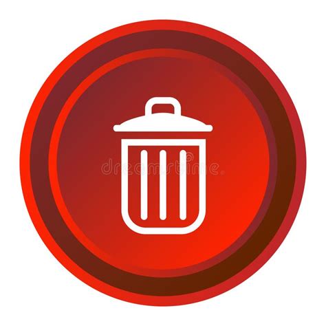 Delete Button With Pointer Clicking Delete Web Buttons Set User Interface Element In Flat