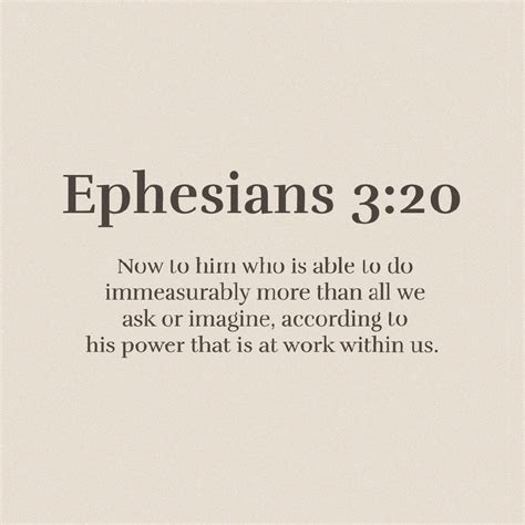 Ephesians 3 20 Niv