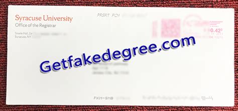 Buy Fake Syracuse University Transcript Envelope Buy Fake High School