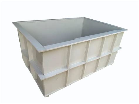 Pp Chemical Tanks Rectangular Polypropylene Tank For Electroplating