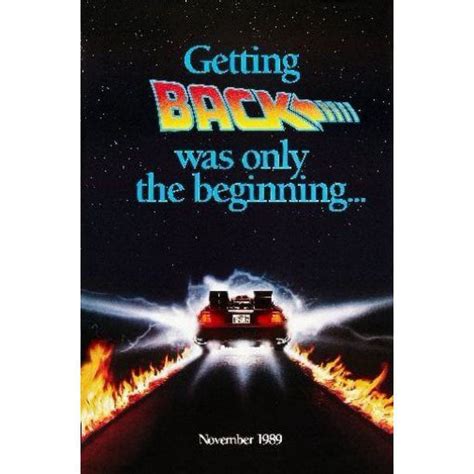 Back To The Future 2 Poster 27inx40in For Any Room 27x40 Multi Color