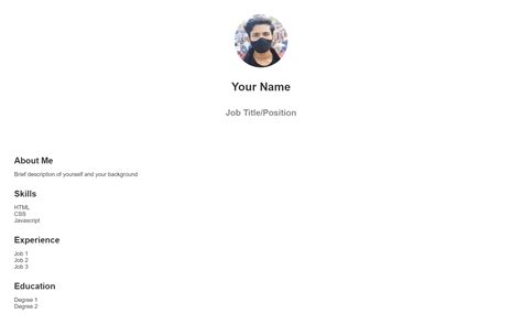 Github Dev Mhronycreate A Responsive Cv In Chatgpt Without Coding Knowledge Create A